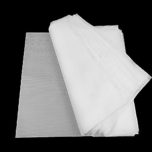 AIHSUMC 20 PCS Silicone Dehydrator Sheets, Premium Non-Stick Silicone Square Dryer Mats Reusable Steamer Mesh Mat for Fruit Dryer Dehydrator, Food Meat Vegetables Herbs Dehydrator Tray Liner 14x14 in