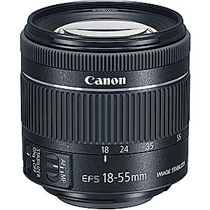 Canon EOS Rebel T8i DSLR Camera w/Canon EF-S 18-55mm F/4-5.6 is STM Zoom Lens + Case + 128GB Memory (28pc Bundle) (Renewed)