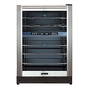 Magic Chef Dual-Zone Built-In Wine and Beverage Center