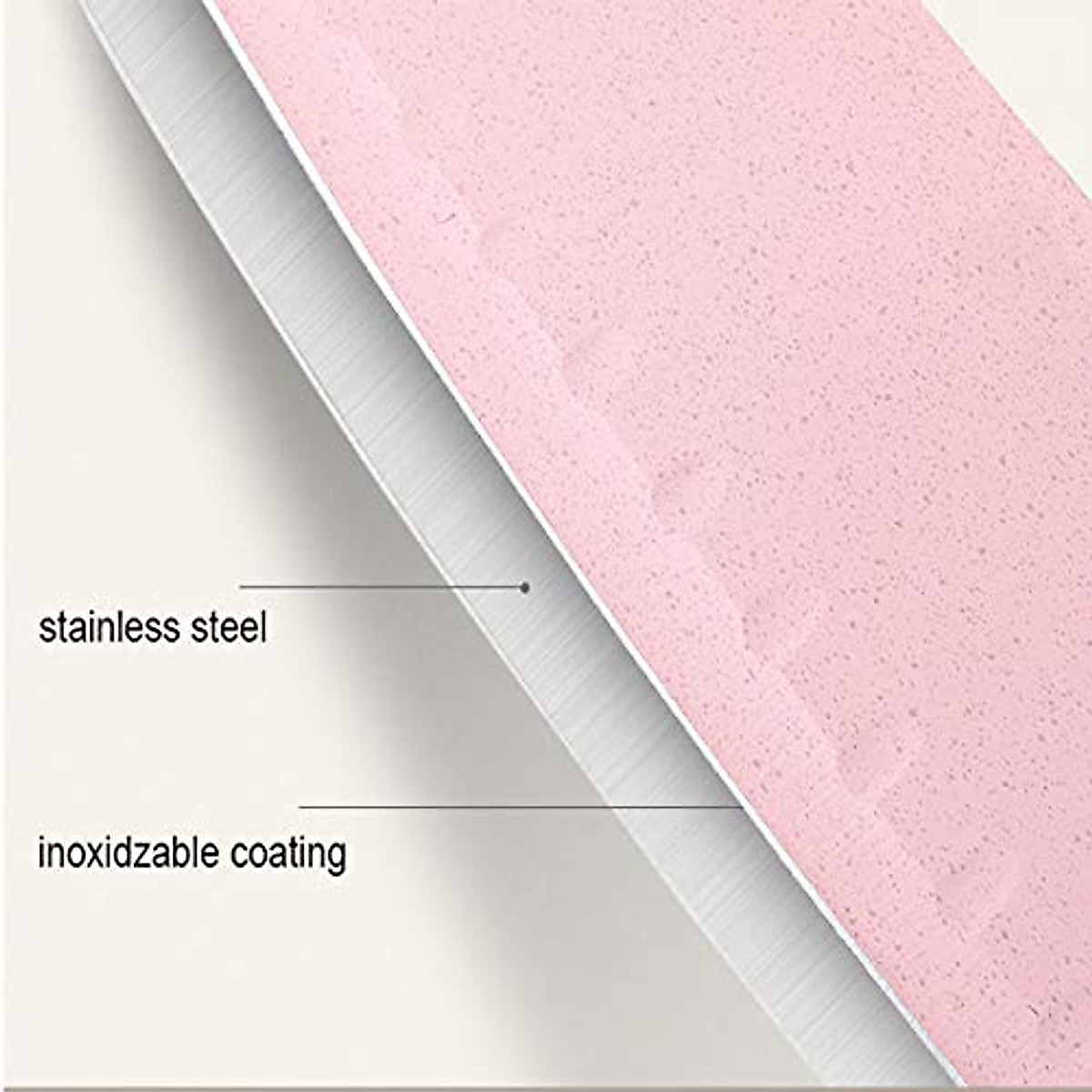 Neal LINK pink knife set with block-knife set pink kitchen accessories-knives set for Kitchen Peeler