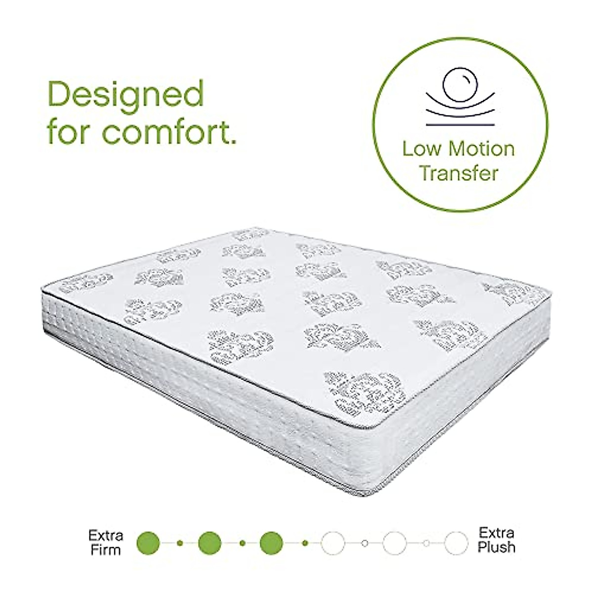 Classic Brands Decker Memory Foam and Innerspring Hybrid 10-Inch Mattress, Mattress in a Box, California King