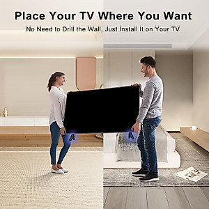 [Upgraded Version] TV Base Stand for TCL 28" 32" 40" 43" 49" 50" 55" 65 inch Roku TV Legs, TV Legs for TCL Roku TV Stand Legs with Screws Set