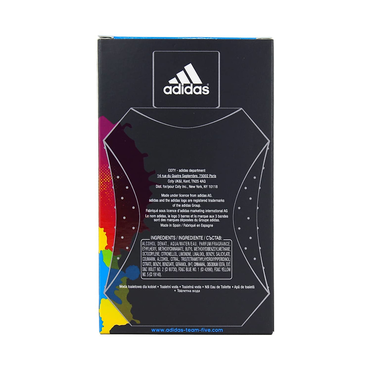 ADIDAS TEAM FIVE by Adidas EDT SPRAY 3.4 OZ (SPECIAL EDITION)