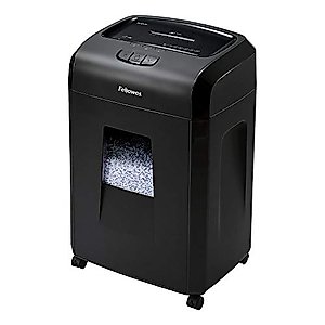 Fellowes 8059401 Microshred 94Mc Micro Cut Shredder - Non-Continuous Shredder - Micro Cut - 18 Per Pass - for Shredding Paper, Clip, Credit Card, CD, DVD, Junk Mail, Staples - 0.156" x 0.500"