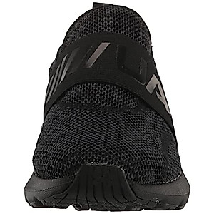 Under Armour Women's Surge 3 Slip On Running Shoe, (002) Black/Black/Black, 8