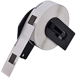 KCMYTONER Compatible for Brother DK-1204 Multipurpose Address Label Rolls 0.66" x 2.1"(17mm x 54mm) Die-Cut White Paper Tape Replacement for Brother QL Label Printers, 400 Labels per Roll, 1 Roll