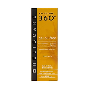 Heliocare 360 SPF 50+ Oil-Free Gel 50ml - UVA and UVB Rays Protector - Sun Care