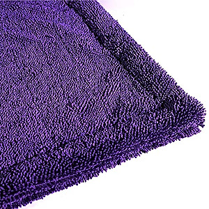 Maxshine 1200GSM 20"X24" Duo Twisted Drying Towel, Super Soft, Strong Absorption, Long Service Life, Double Sided, Machine Washable