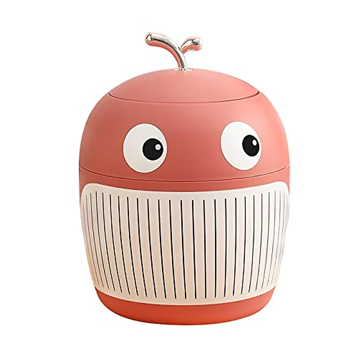 Aiabaleaft Cute Cartoon Whales Shape Trash Cans Cute Desktop Trash Can for Bathrooms,Kitchens,Offices,Waste Basket for Dressing Table (Pink)