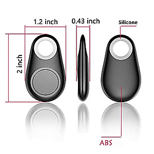 KUTTXRAS Smart Key Finder Pet Tracker Wireless Anti Lost Alarm Sensor Bidirectional Positioning for Kids，Forgetful and Old People-4 Pack with Detailed Instructions for Use