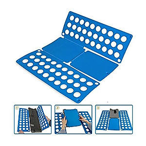 Shirt Folding Board t Shirts Clothes Folder 19" x 16" Adjustable T-Shirt Clothes Fast Folder Folding Board Laundry Organizer for Child US Stock