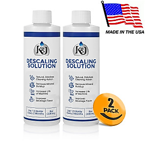 K&J 2-Pack Universal Descaling Solution - Compatible with All Coffee Brewers