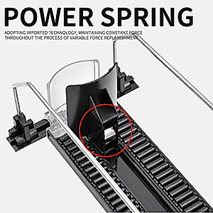 MORESEC Freezer Beverage Pusher, Refrigerator Supermarket Beverage Shelf Beverage Automatic Push-Pull Device, Large Capacity Sturdy and Durable Pusher (1 PC)