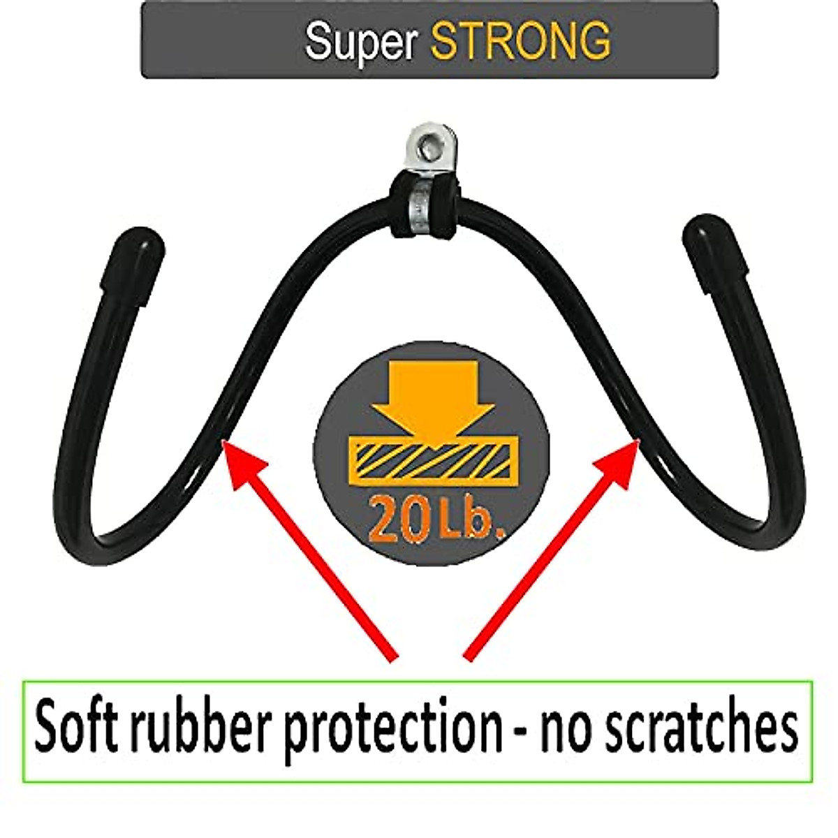 Pmsanzay Wall Mounted Wine Rack Wine Bottle Rack Holder Storage Organizer with Rubber Protection（No Scratches）- Home & Kitchen Décor - Pack of 6