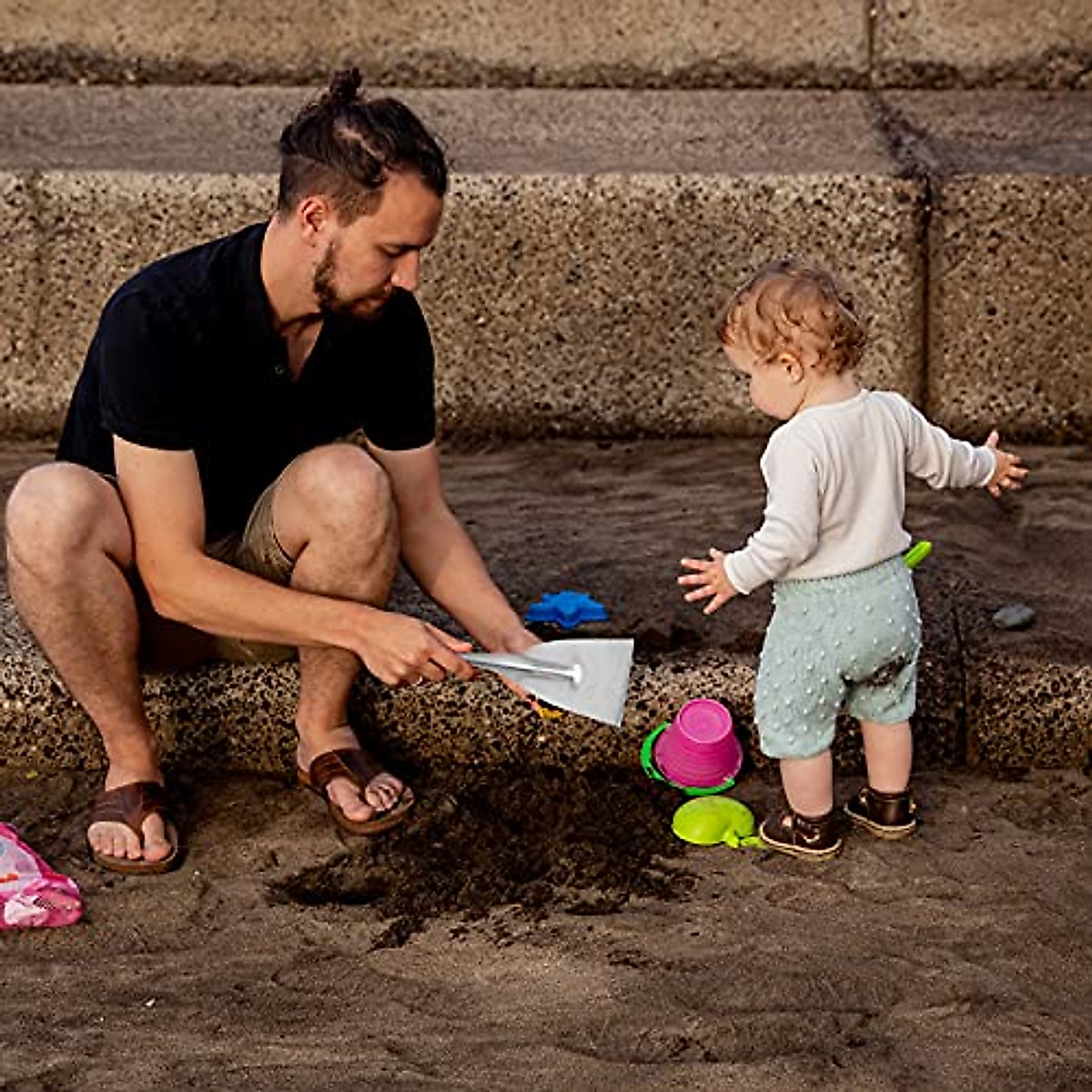 Hemoton Kids Toys Hand Tools 2Pcs Stainless Steel Digging Shovel Outdoor Explore Snow Shovel Garden Tool for Summer Gardening Camping Transplanting () Bonsai Tools Kid Toys