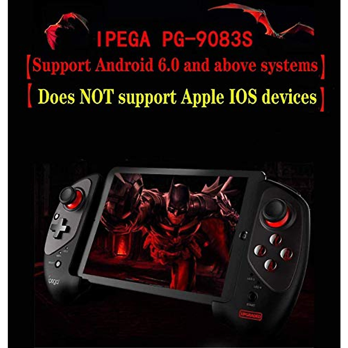 ipega-pg-9083S Wireless game controller phone/tablet game joystick for iPhone,ipad(IOS13.0+system),for Android Smartphone Tablet (Android 6.0+ system)