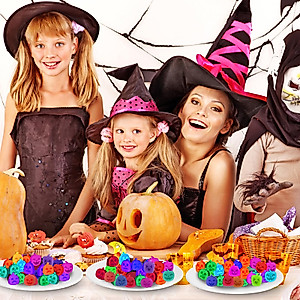 Halloween Pumpkin Candy Gummy Molds Silicone, 60 Cavity Non-Stick Pumpkin Silicone Molds for DIY Gummies, Candy, Chocolate, Jelly, Ice Cube, Dog Treats, Halloween Decor