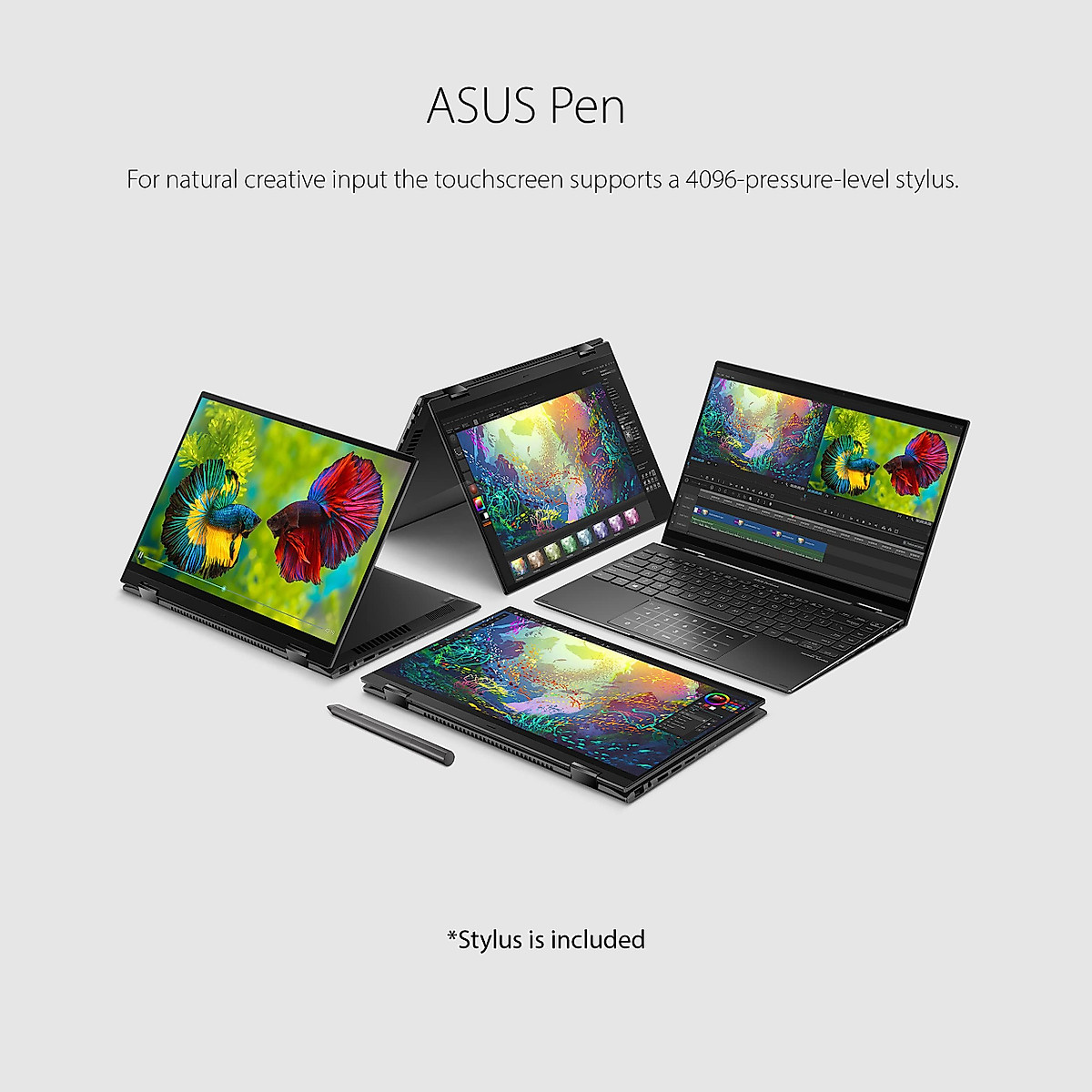 ASUS Zenbook 14 Flip OLED Ultra Slim Laptop, 14” 4K 16:10 OLED Touch Display, AMD Ryzen 7 6800H CPU, 16GB RAM, 1TB SSD, NumberPad, Windows 11 Home, Jade Black, UN5401RA-DH74T