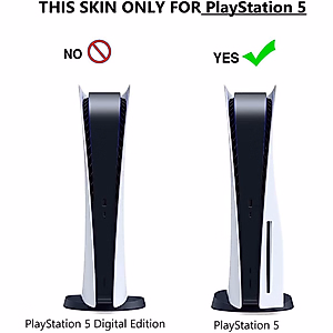 PS5 Console and DualSense Controller Skin Vinyl Sticker Decal Cover, Suitable for Playstation 5 Console and Controller, Durable, Scratch-Resistant, Disk Version (Manda lorian[4423])