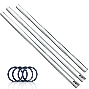 118"/3m Stainless Metal Tube Crossbar for Studio Backdrop Wall Mount System - Holder Pole