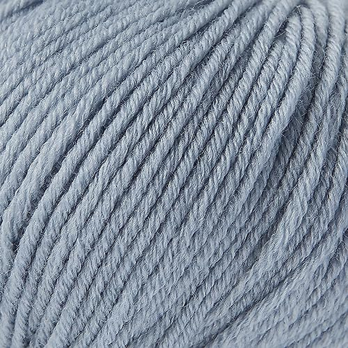 Gisimo 100% Merino Wool Yarn, 6-Ply Luxurious and Soft Yarn for Hand Knitting & Crocheting, 1.76 OZ/50g, 127 yds/116 Meters (Morandi Blue, 1 Ball)