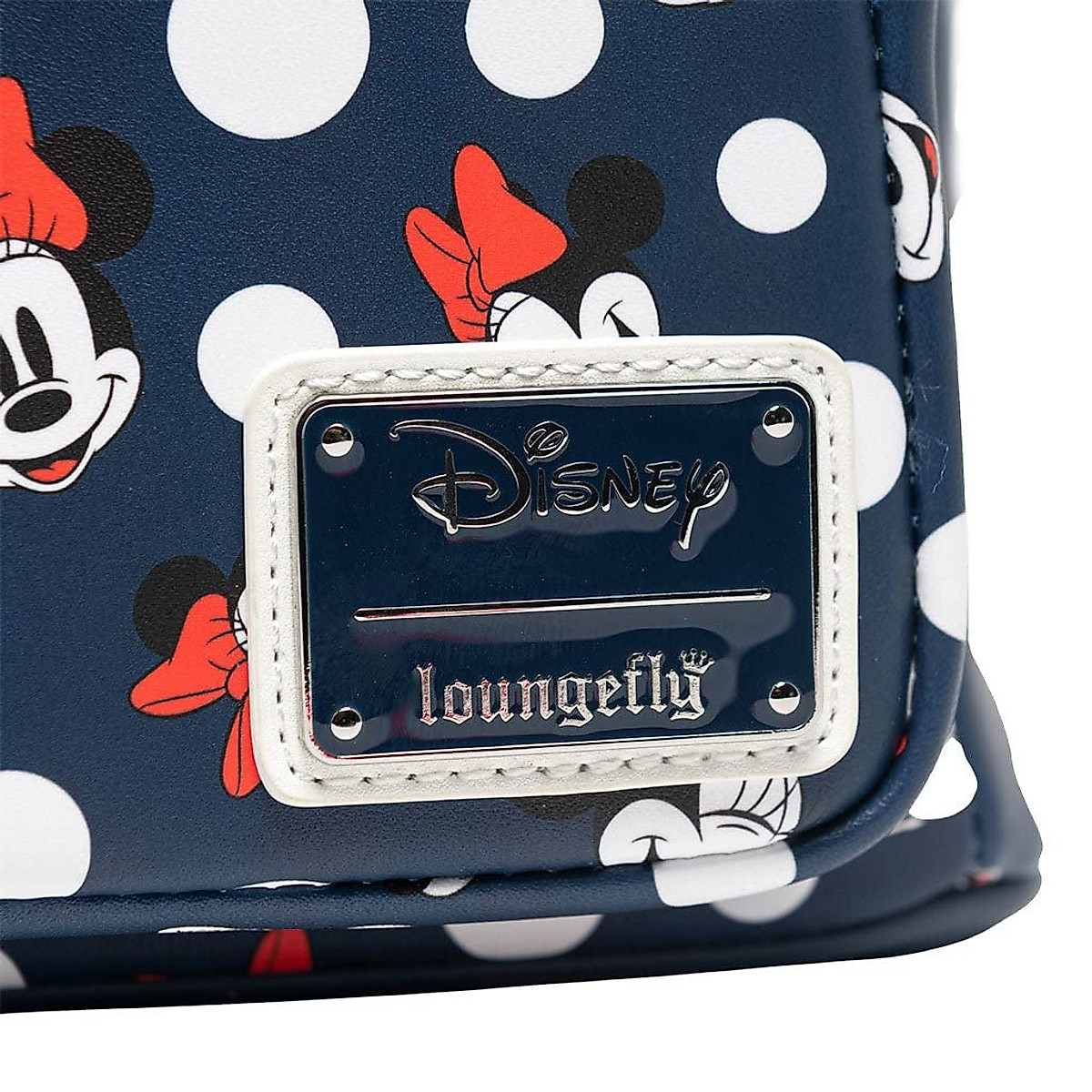 Loungefly Women's Disney Minnie Mouse Polka Dot Blue Backpack