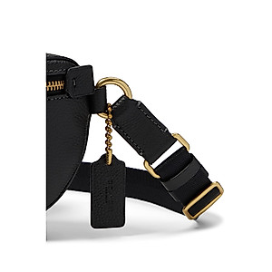 Coach Polished Pebble Bethany Belt Bag Black One Size