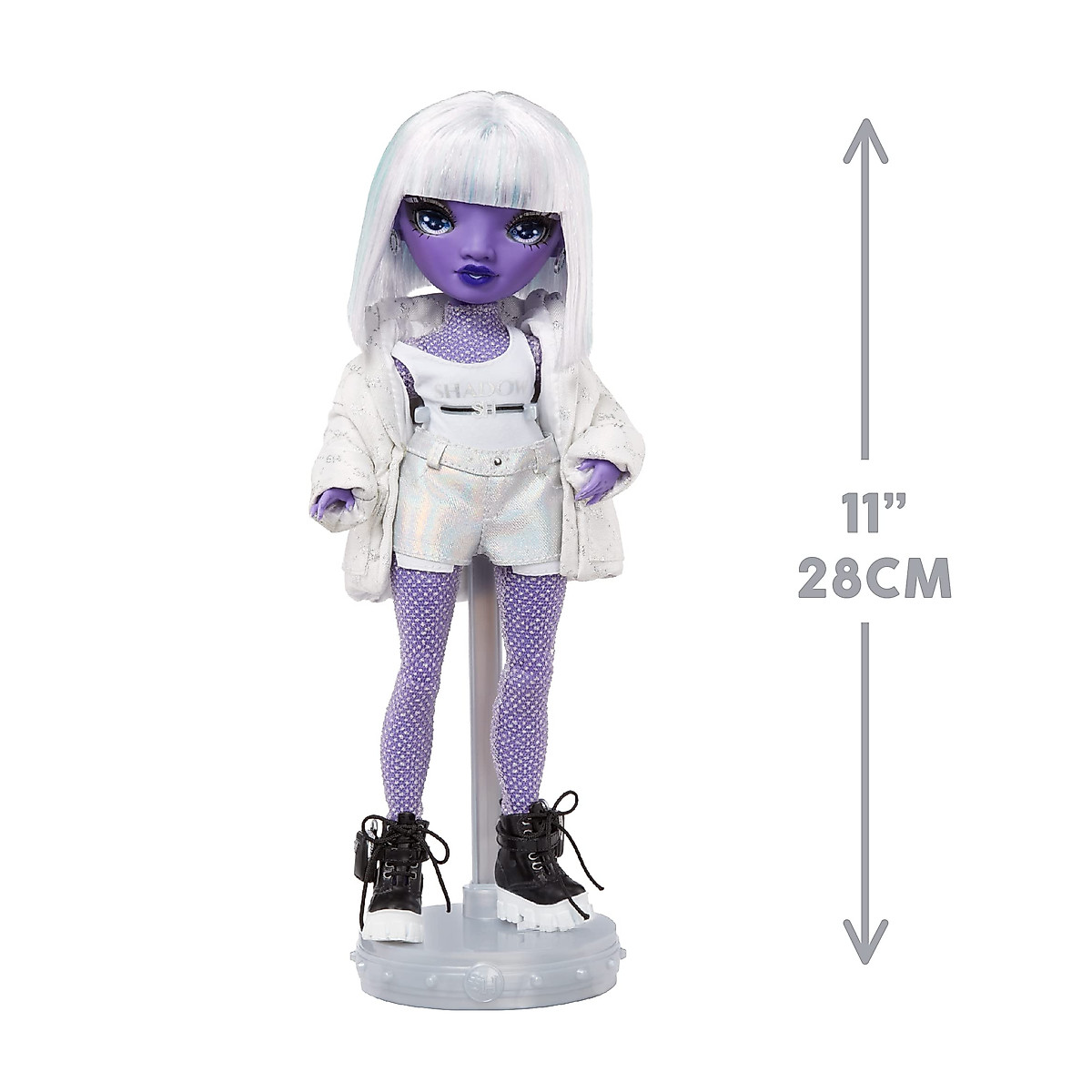 Rainbow High Shadow High Dia Mante- Purple Fashion Doll. Fashionable Outfit & 10+ Colorful Play Accessories. Great Gift for Kids 4-12 Years Old & Collectors