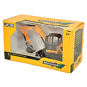 Britains JCB Farm Tomy Toys - Midi Excavator - 1:32 JCB 86C -1 Digger - Collectable Tractor Toy - 1:32 Scale Farm Toys - Suitable for Collectors and Kids - 3 Year Plus