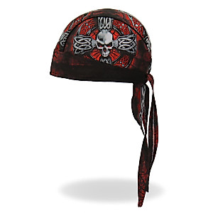 Hot Leathers HWH1101 Celtic Cross Headwrap - One Size Fits Most Black