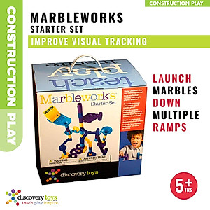 Discovery Toys MARBLEWORKS® Marble Run Ultra Deluxe Set | Kid-Powered Learning | STEM Educational Building Block Toy Learning & Childhood Development 5 Years Old and Up
