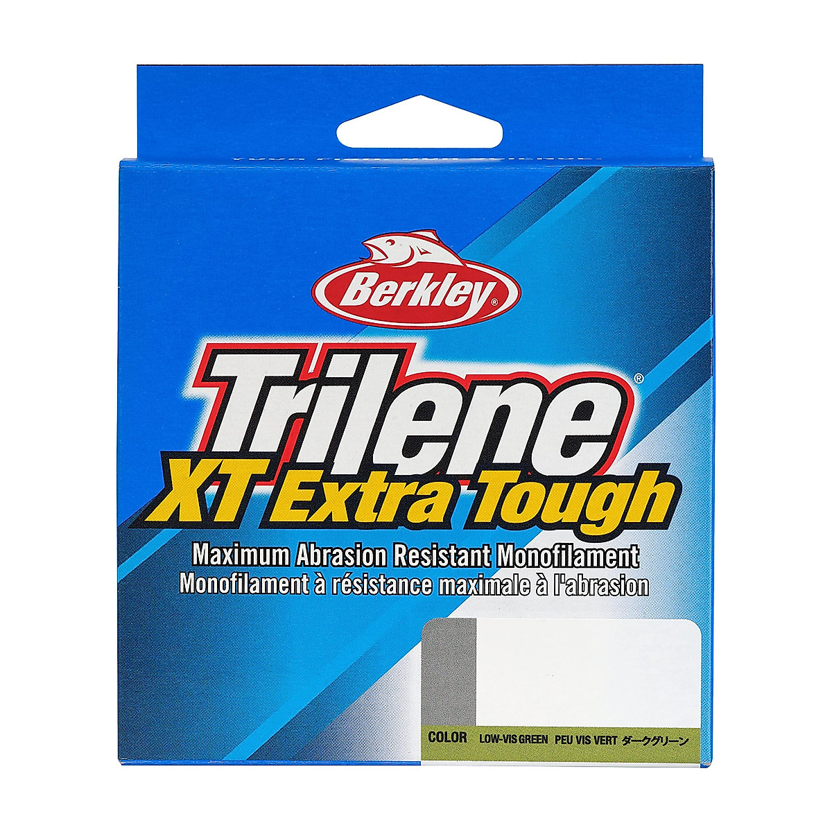 Berkley Trilene® XT®, Low-Vis Green, 10lb | 4.5kg, 300yd | 274m Monofilament Fishing Line, Suitable for Saltwater and Freshwater Environments