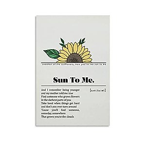 Zach Bryan Sun To Me Canvas Poster Bedroom Decoration Landscape Office Valentine's Birthday Gift Unframe-style12x18inch(30x45cm)