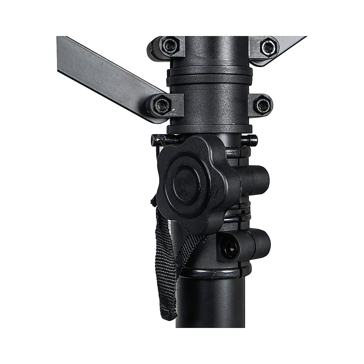 Sound Town DJ Lighting Stand-Adjustable Height, 10.3 ft Tall with Side Bars and Tripod Base (STLS-011)