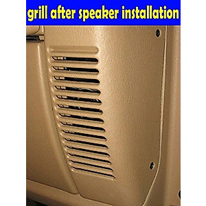 5 1/4" 5.25" Dash Speaker Adapters Fits 1997-2006 Jeep Wrangler- SAK042_475-1 Pair