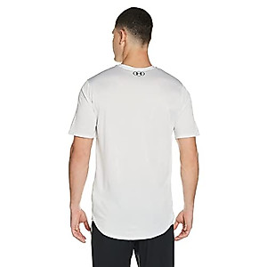 Under Armour mens Training Vent 2.0 Short-Sleeve T-Shirt , White (100)/Black , Large