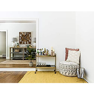 Creative Co-Op White Cotton Embroidered Lines of Decorative Fringe Pillows, 1 Count (Pack of 1)