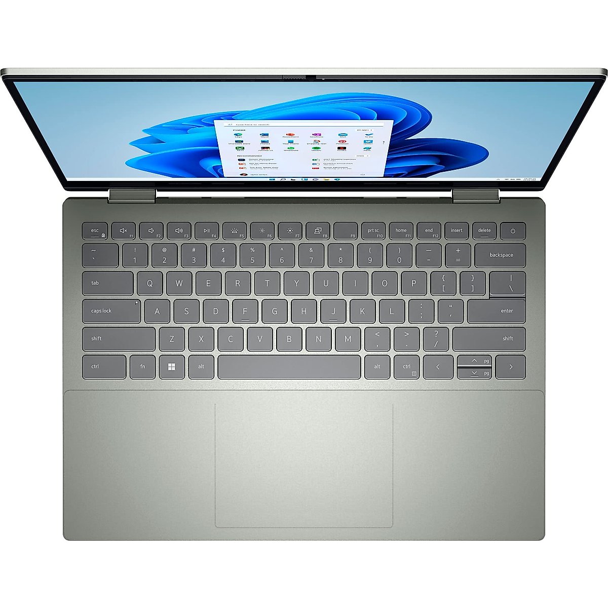 Dell 2023 Inspiron 7000 14" FHD+ IPS Touch 2-in-1 Convertible Laptop 6-Core AMD Ryzen 5 5625U AMD Radeon Graphics 32GB RAM DDR4 1TB NVMe SSD HDMI USB-C WiFi AX Backlit KB Fingerprint Windows 10 Home