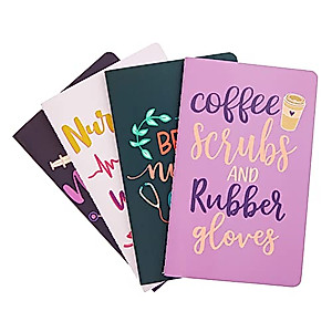 Juvale 8 Pack A5 Nurse Notebook Set, Nurse Appreciation Gifts for Graduation, Retirement, Medical Students (5 x 8 In)