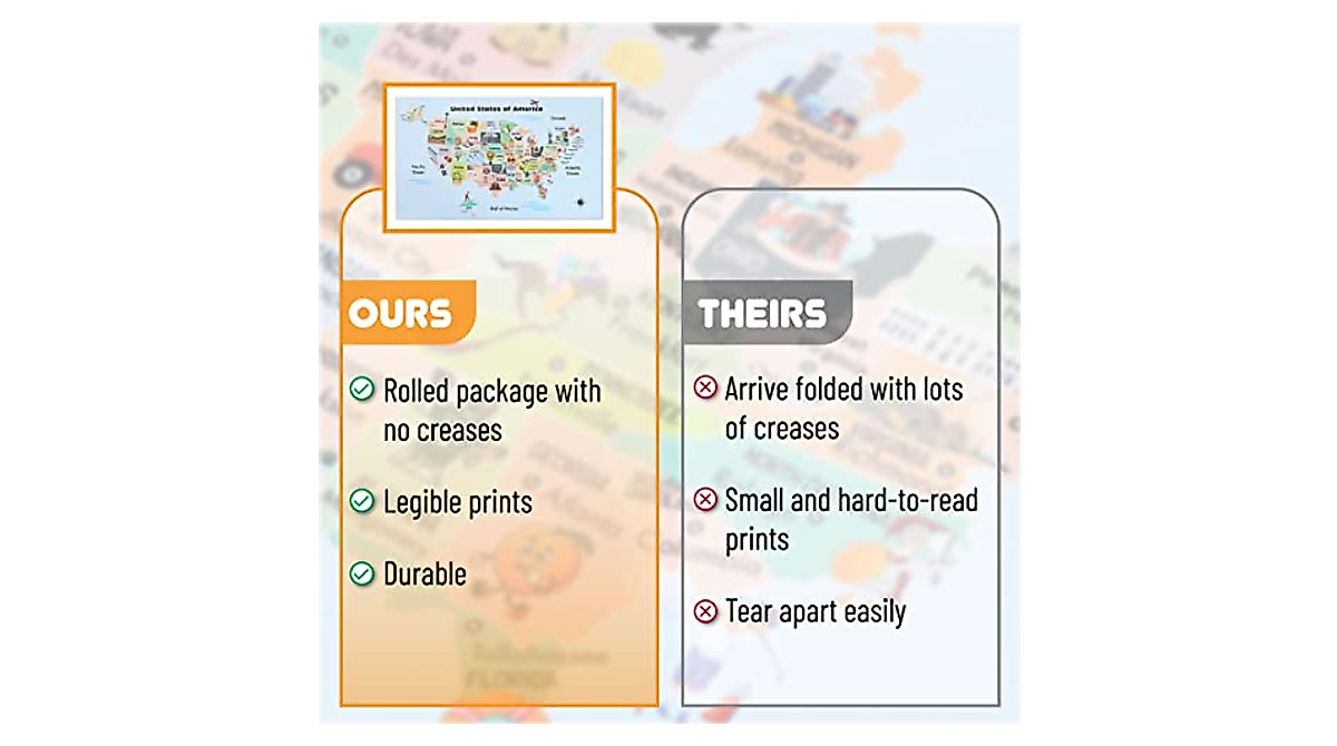 Engaging USA Map for Kids - Mr. Pen