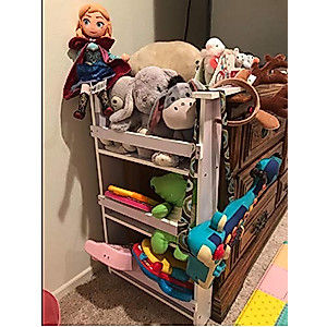 Rack Fridge Wood Organizer Refrigerator Side Storage Rack Paper Towel Holder, Rustproof Spice Jars Rack Kitchen Storage Wrap Rack Organizer Refrigerator Shelf Storage Adjustable Cabinet Door Mount