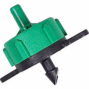 One Stop Outdoor (50-Pack) - 1/2 Gallon Per Hour Pressure Compensating Drip Emitters - Premium Drippers for Drip Irrigation (1/2 Gallon Per Hour)