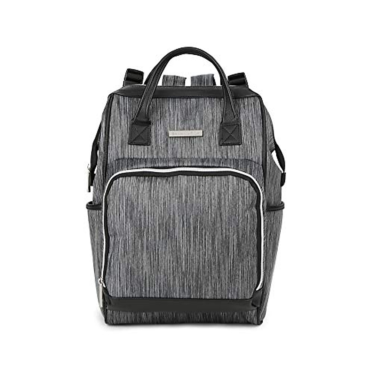 Bananafish Diaper Bag - Multi-Function Design Nappy Bag for Baby Care or Travel - Carry or Wear as Backpack - Large Capacity in Trendy, Stylish Design, Dark Grey