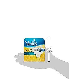 Gillette Venus with Olay Comfortglide Women's Razor Blade Refills, 4 Count, Womens Razors / Blades
