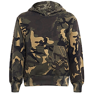 Kids Girls Boys Plain Tracksuit Hooded Hoodie Bottom Jog Suit Joggers 5-13 Years Camo Green