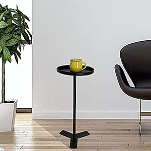 SLNFXC Mini Shelf Living Room Bedside Sofa Side Table Simple Round Tea Table (Color : D)