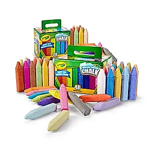 Crayola Washable Sidewalk Chalk Set, Outdoor Toy, Easter Gifts for Kids, 72 Count [Amazon Exclusive]