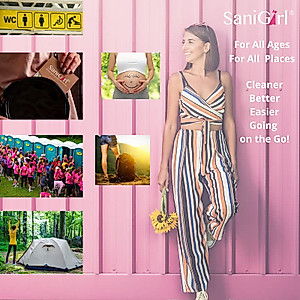 SaniGirl Womens Urination Device | Disposable Pee Funnel | Travel Urinal for Women | Girls Stand to Pee | Female Urination Device Disposable Pee Cups | Bundle 20 Funnels Travel Hiking Festival Camping