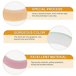 NUOBESTY Tape Rolling Balls Sticky Balls 5 Roll Sticky Ball Tape Candy Colored Decompression Sticky Ball Tape Decompression DIY Ball Style 2 Clear Sticky Tape