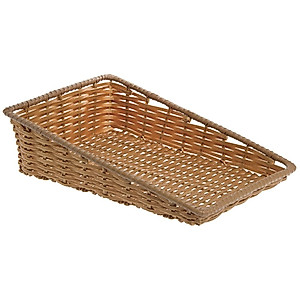HUBERT Natural Tapered Produce Basket - 11 1/2"L x 18"D x 1 1/2" to 5"H